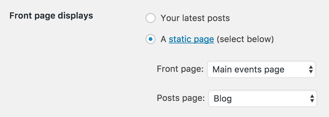 Set the Calendar as the Homepage - Knowledgebase
