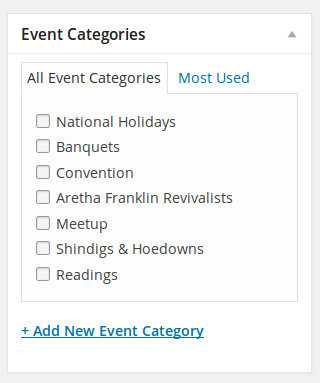 Creating Events - Knowledgebase