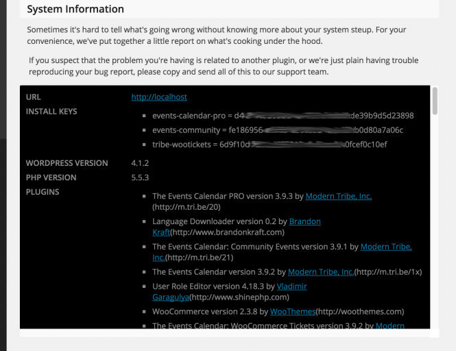 Sharing Your System Information - Knowledgebase