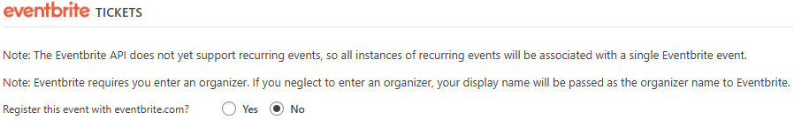 Publishing Events From WordPress to Eventbrite - Knowledgebase