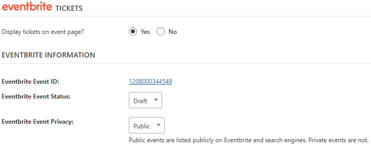 Publishing Events From WordPress to Eventbrite - Knowledgebase