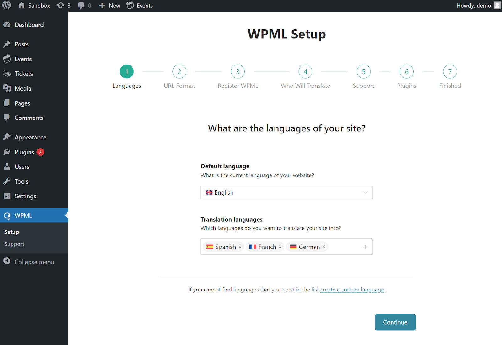 WPML Configuration - Knowledgebase