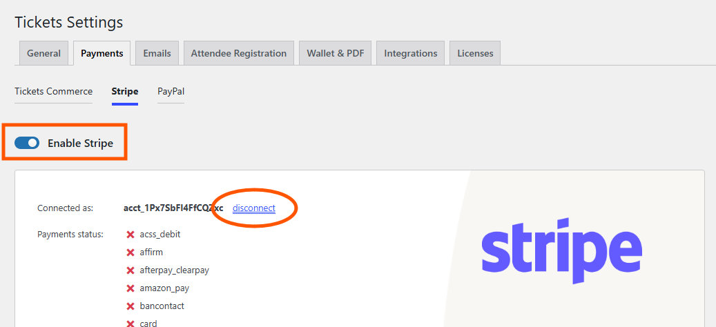 Implementing Stripe on Event Tickets and Event Tickets Plus - Knowledgebase