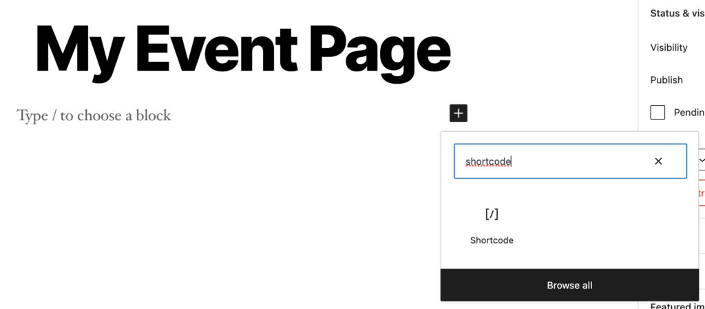 How to Add a Shortcode in WordPress - Knowledgebase