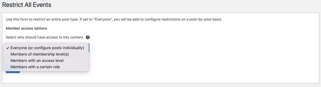 Restrict Access to Calendar Views - Knowledgebase