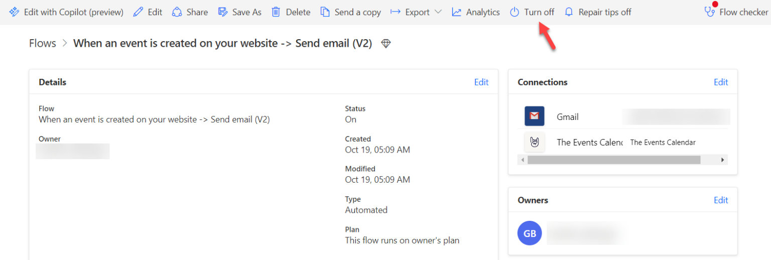 Creating a flow with Microsoft Power Automate - Knowledgebase