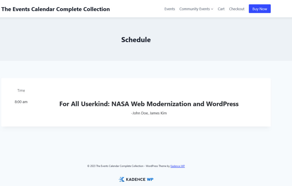 New User Primer: Event Schedule Manager - Knowledgebase