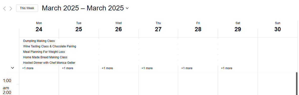 Changing the Number of Multi-day Events Visible in Week View - Knowledgebase