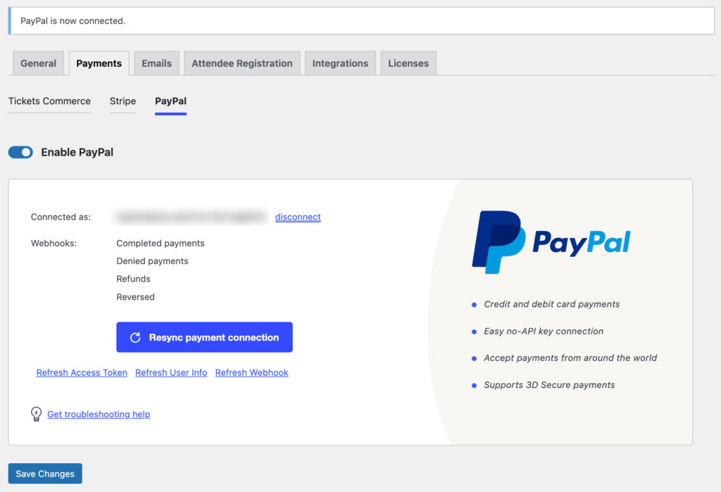 How to Set Up PayPal Test Payments with Tickets Commerce - Knowledgebase