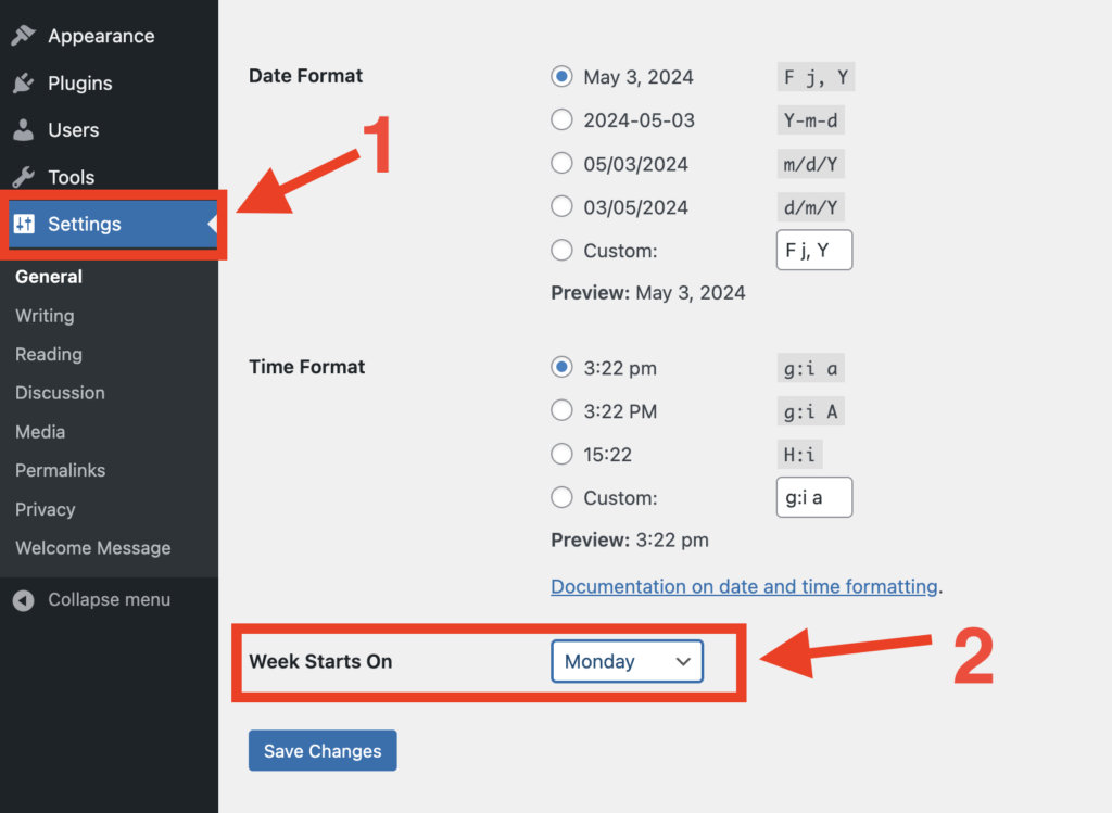 Important Event Settings - Knowledgebase