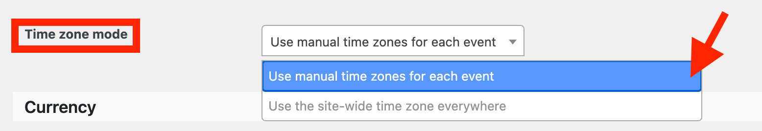 Important Event Settings - Knowledgebase