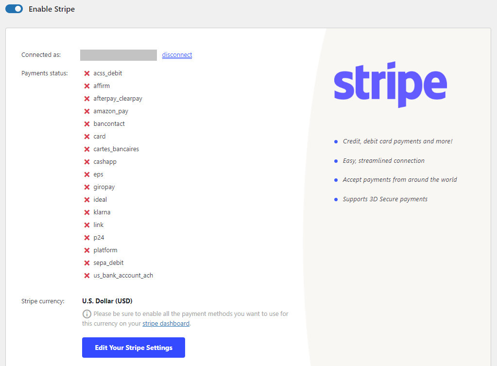 How to Set Up Stripe Test Payments with Tickets Commerce - Knowledgebase