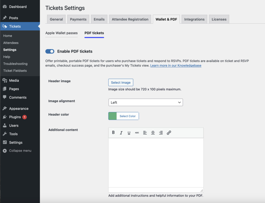 Getting started with Digital Wallets & PDFs - Knowledgebase