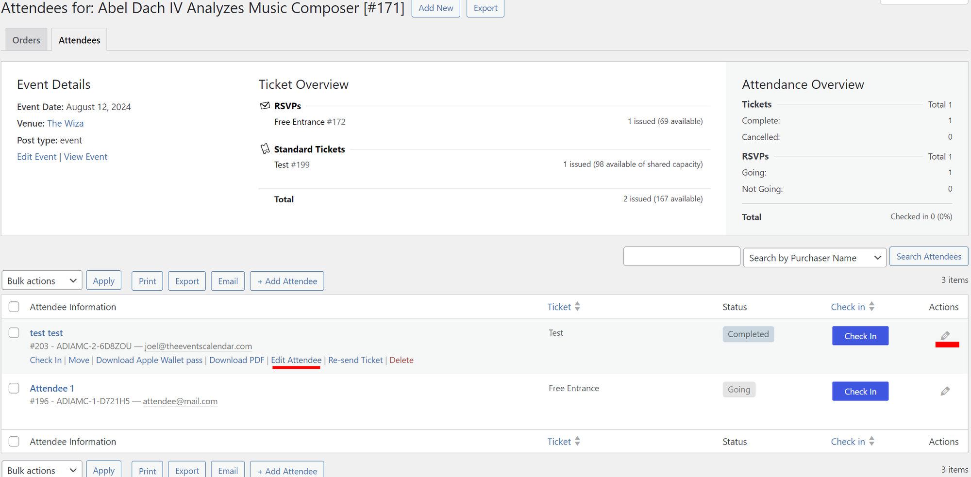 Attendee Registration Settings - Knowledgebase