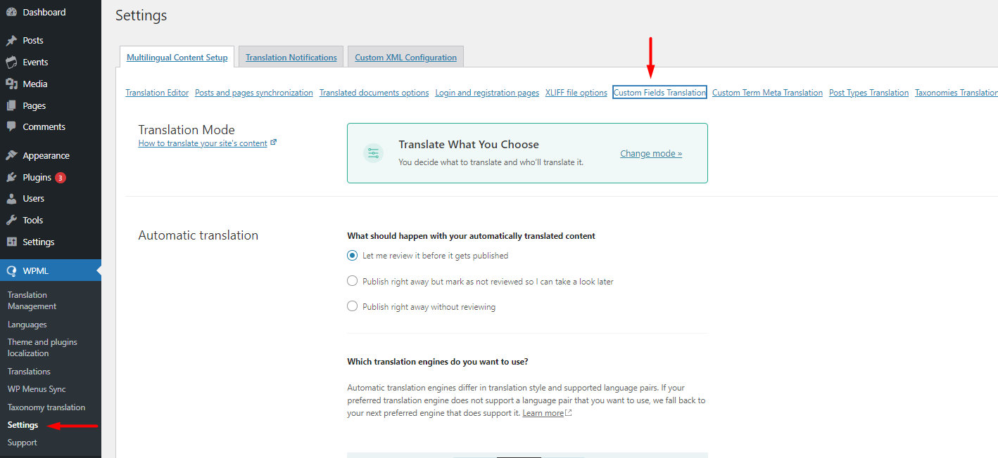 Translating Additional Fields with WPML - Knowledgebase