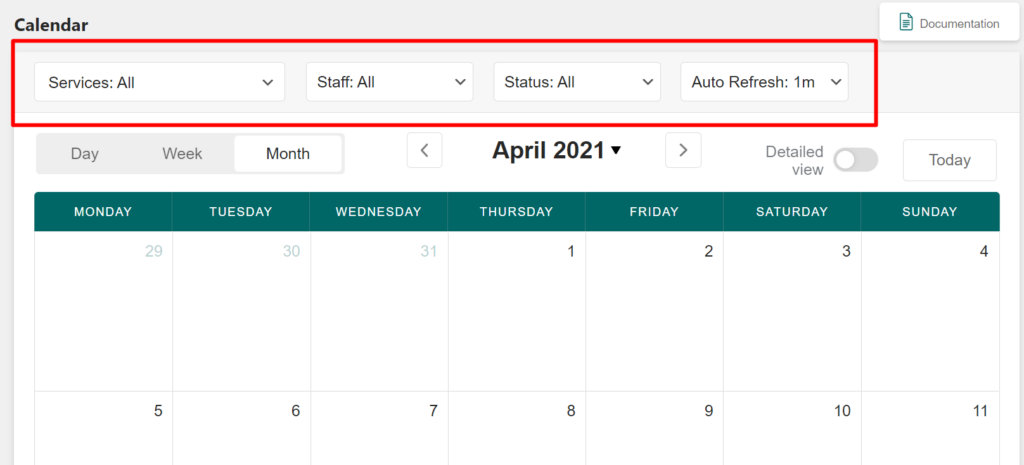 Bookit admin calendar - Knowledgebase