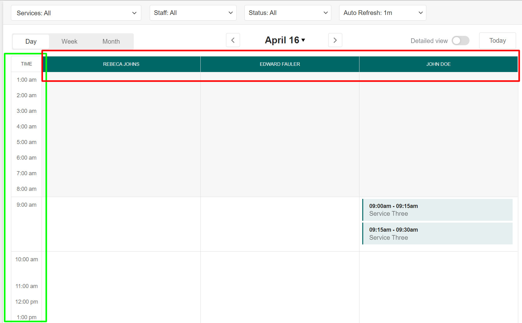 Bookit admin calendar - Knowledgebase