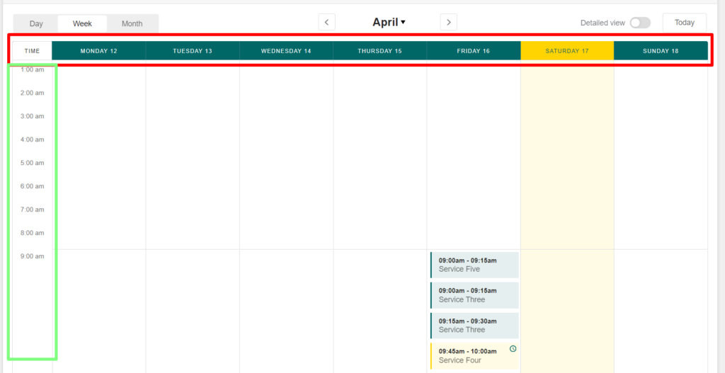 Bookit admin calendar - Knowledgebase