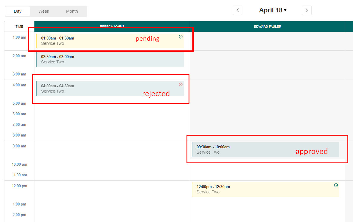 Bookit admin calendar - Knowledgebase