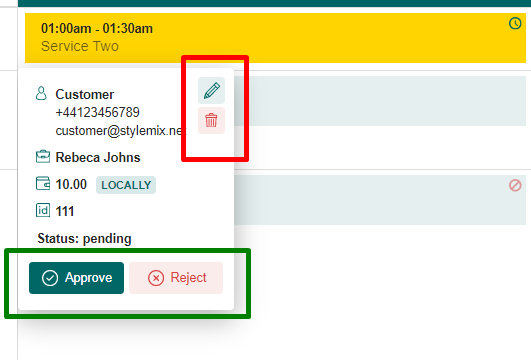 Bookit admin calendar - Knowledgebase