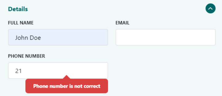 Bookit data validation - Knowledgebase