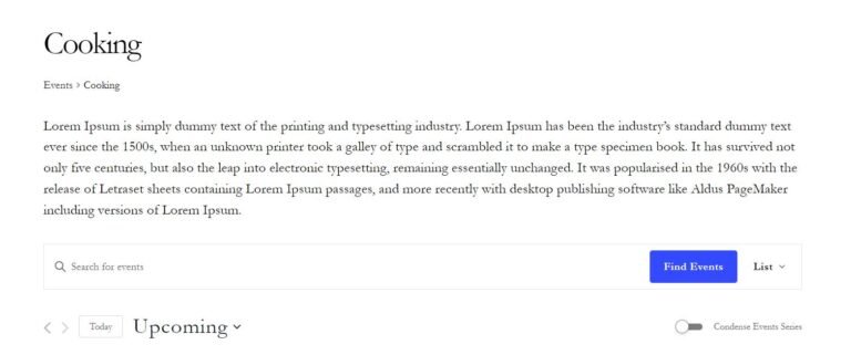 How to Display the Event Category Description on Archive Pages - Knowledgebase