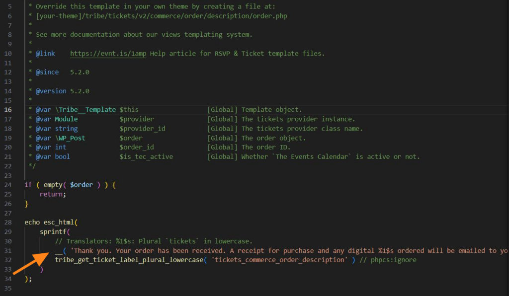 Edit success page content in Tickets Commerce - Knowledgebase