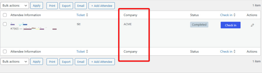 How to add a custom column for an additional custom registration field to the Event Tickets Plus ...