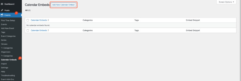 How to Configure Event Calendar Embeds - Knowledgebase