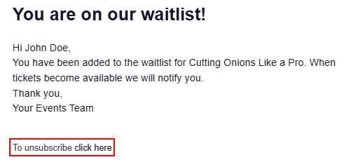 How to Create a Waitlist - Knowledgebase
