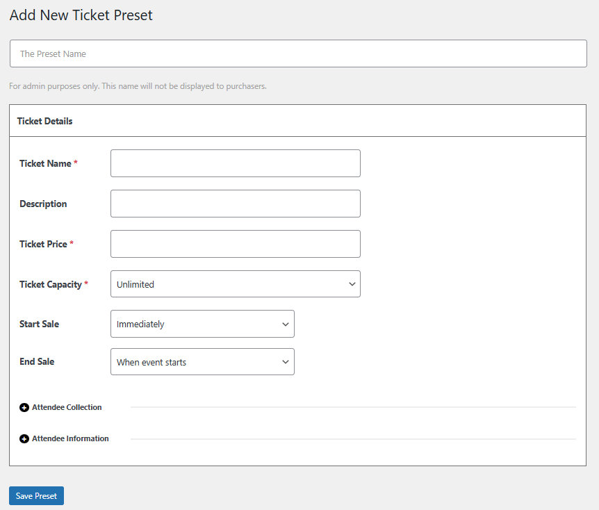 Getting Started with Ticket Presets - Knowledgebase