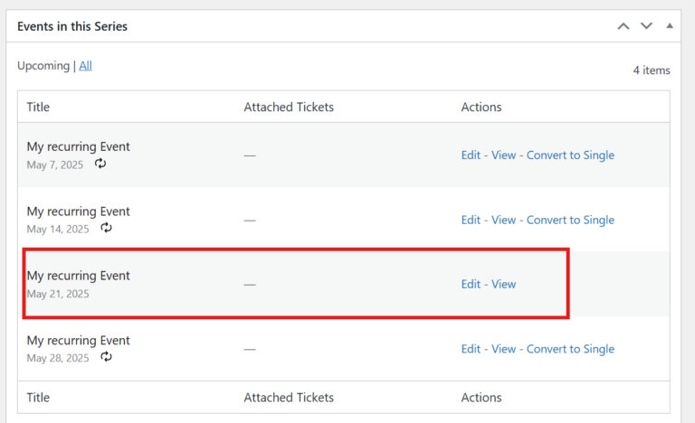 How to edit a single instance of a recurring event - Knowledgebase
