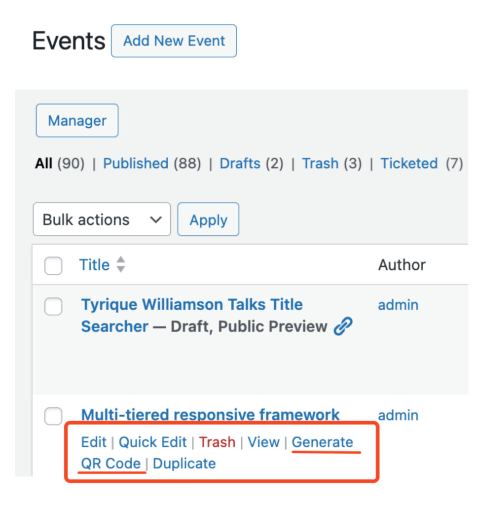 Getting Started with Events QR Code - Knowledgebase