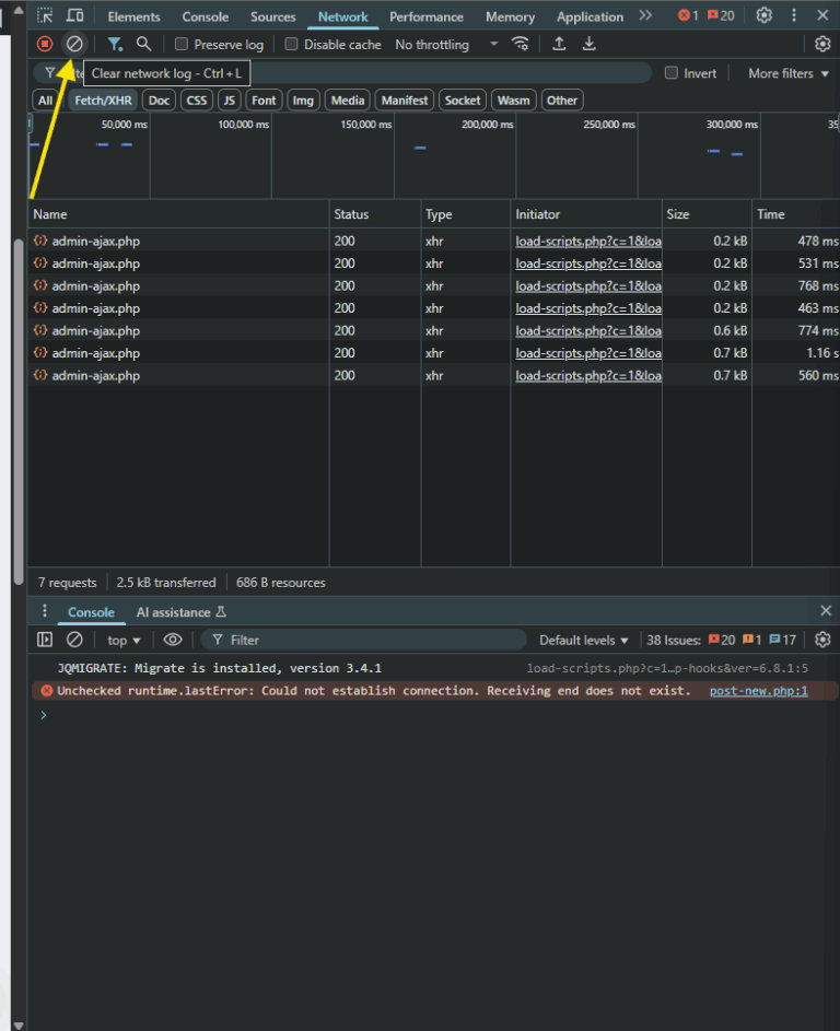 Troubleshoot with WordPress admin-ajax.php Requests and Responses - Knowledgebase