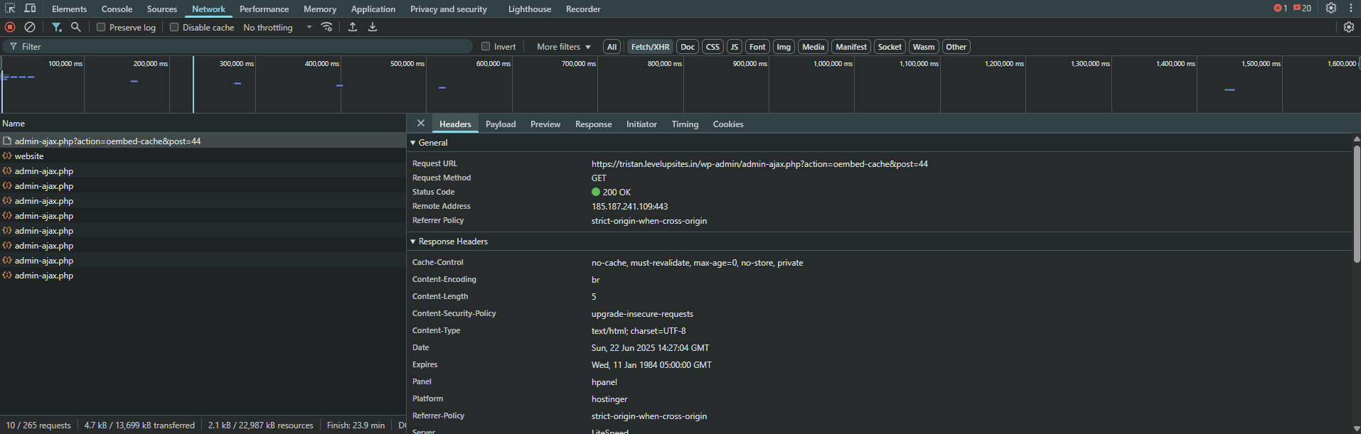 Troubleshoot with WordPress admin-ajax.php Requests and Responses - Knowledgebase