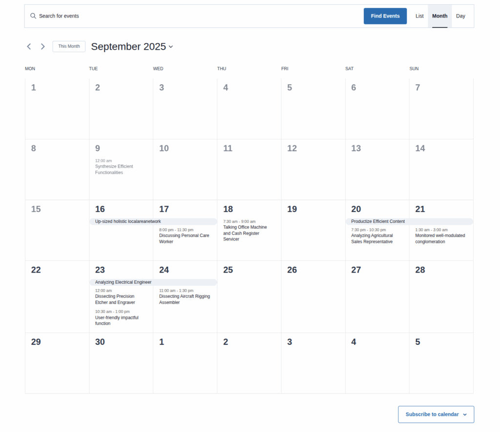 How to Choose the Right Calendar View for Your Audience - Knowledgebase