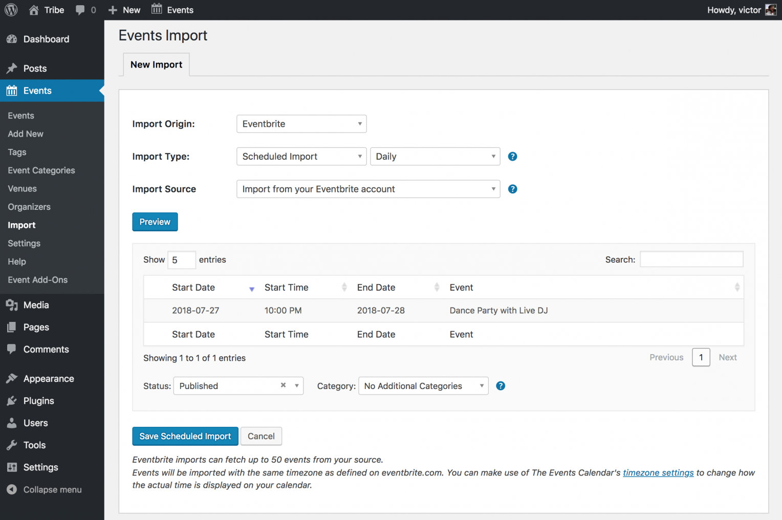 Eventbrite Tickets | The Events Calendar