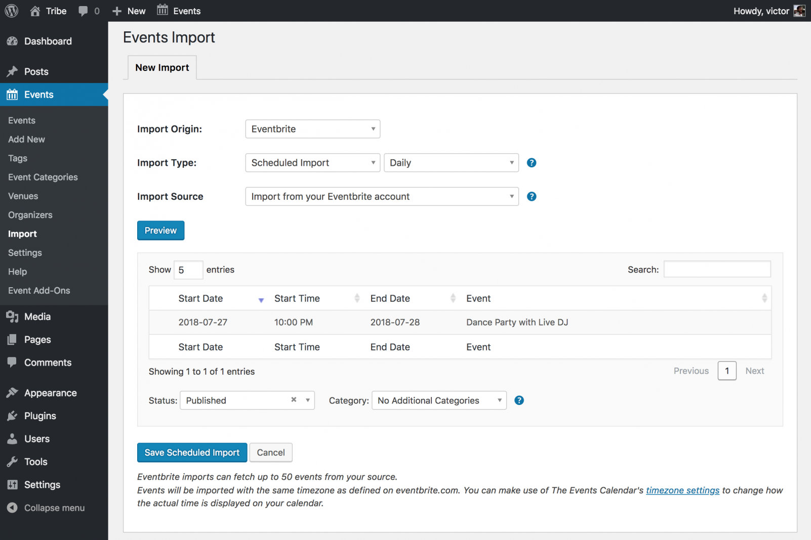 Eventbrite Tickets | The Events Calendar