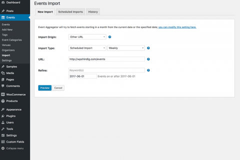 Event Aggregator | The Events Calendar