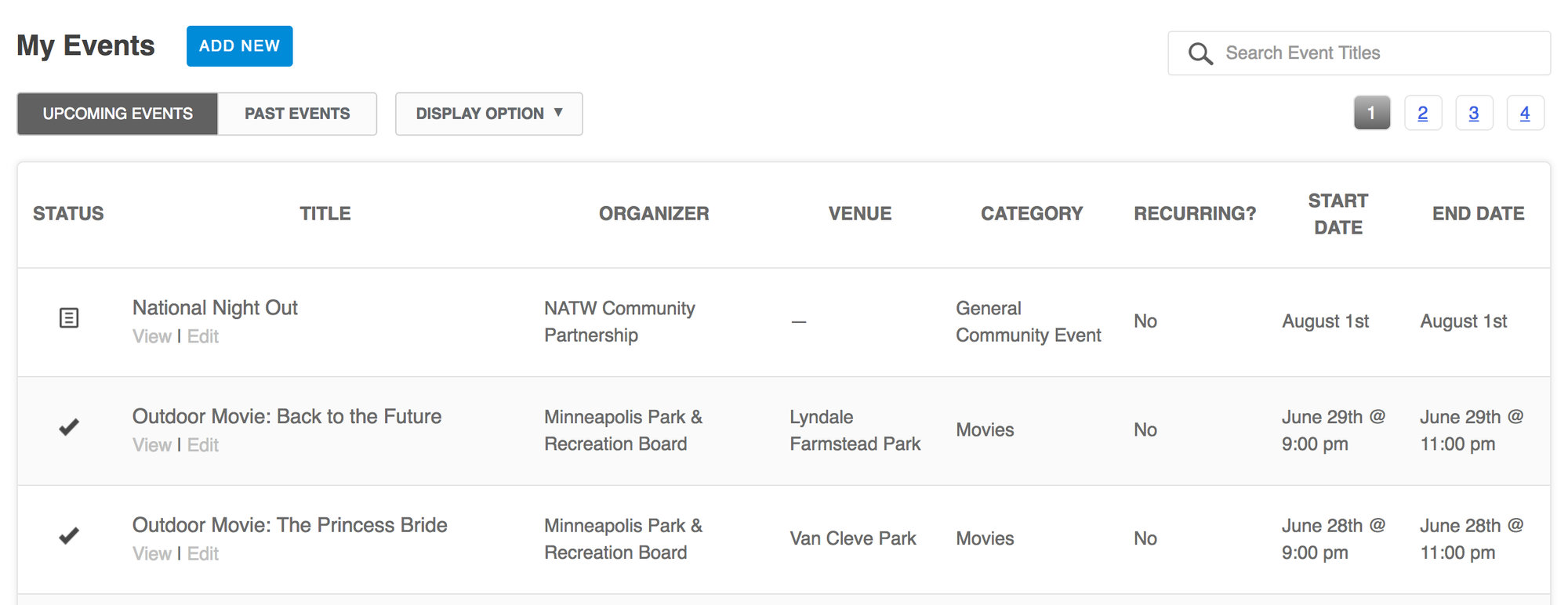 Community Events Gets A Refresh