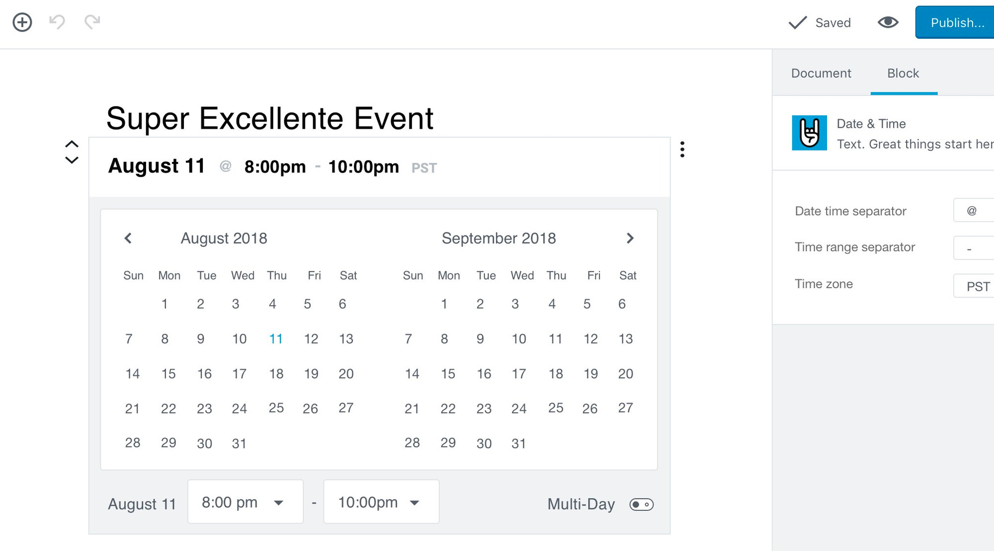 Block Dashboards: Going Gutenberg Chapter 5 | The Events Calendar