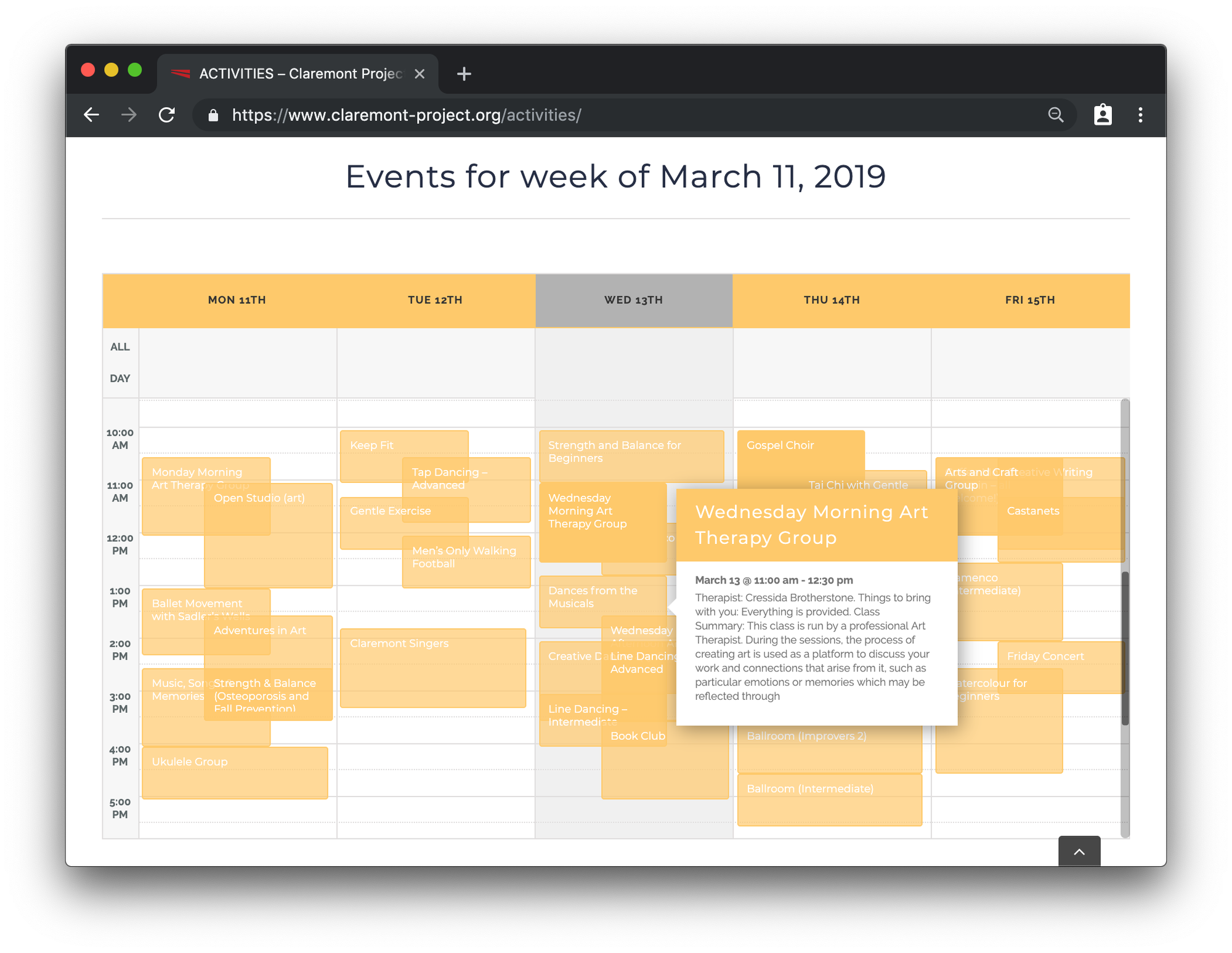 How to Make the Most of a Weekly Events Calendar | The Events Calendar