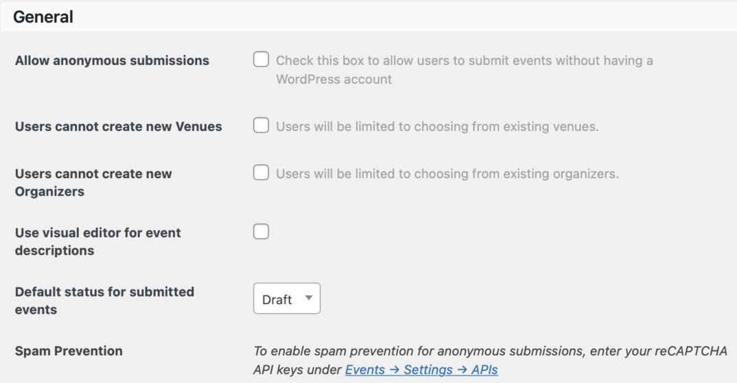 How to Enable User-Submitted Events on Your WordPress Site