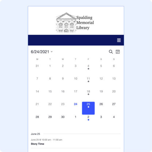 Spalding Memorial Library | The Events Calendar