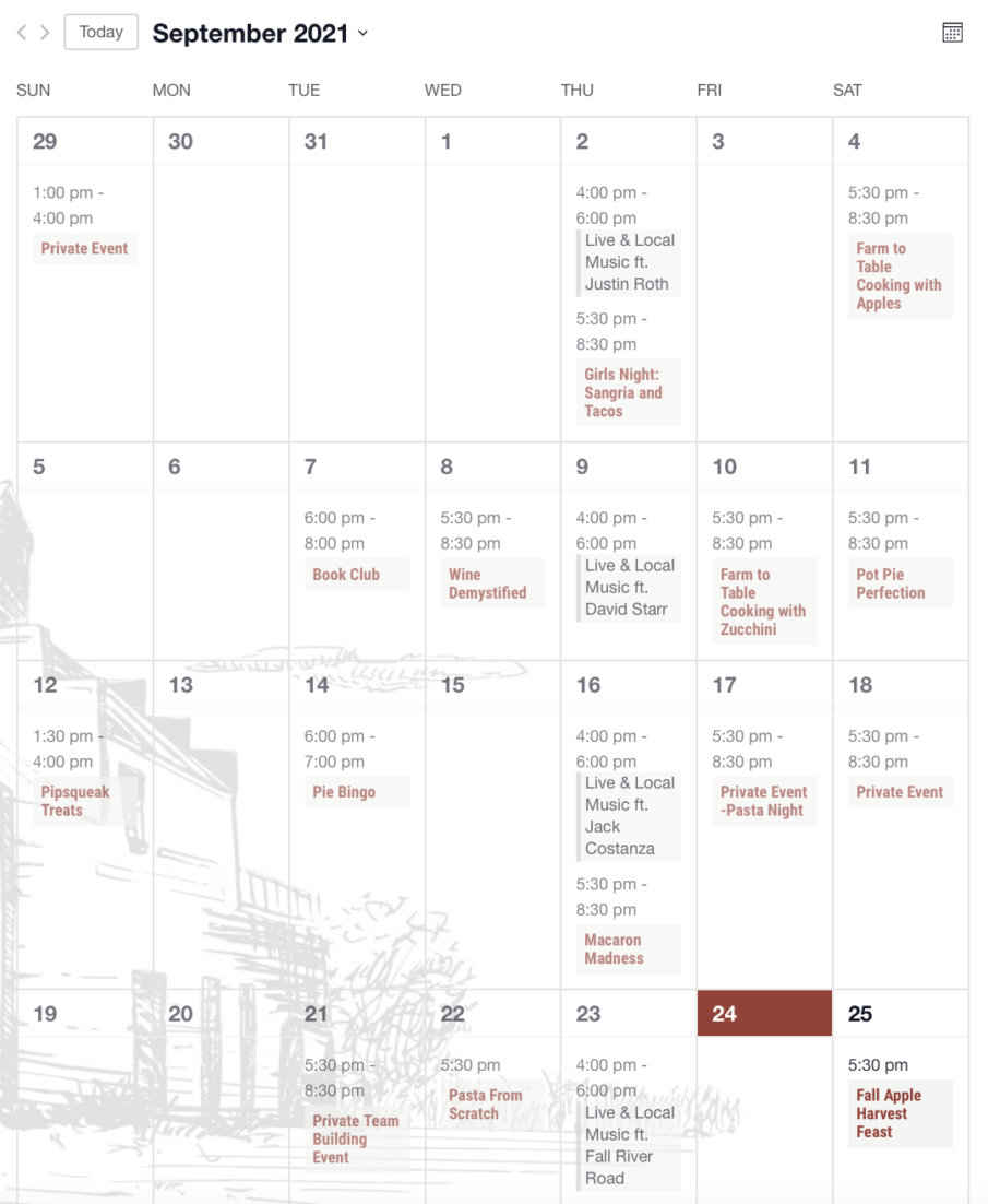 Featured WordPress Events Calendar: Ginger and Baker | The Events Calendar