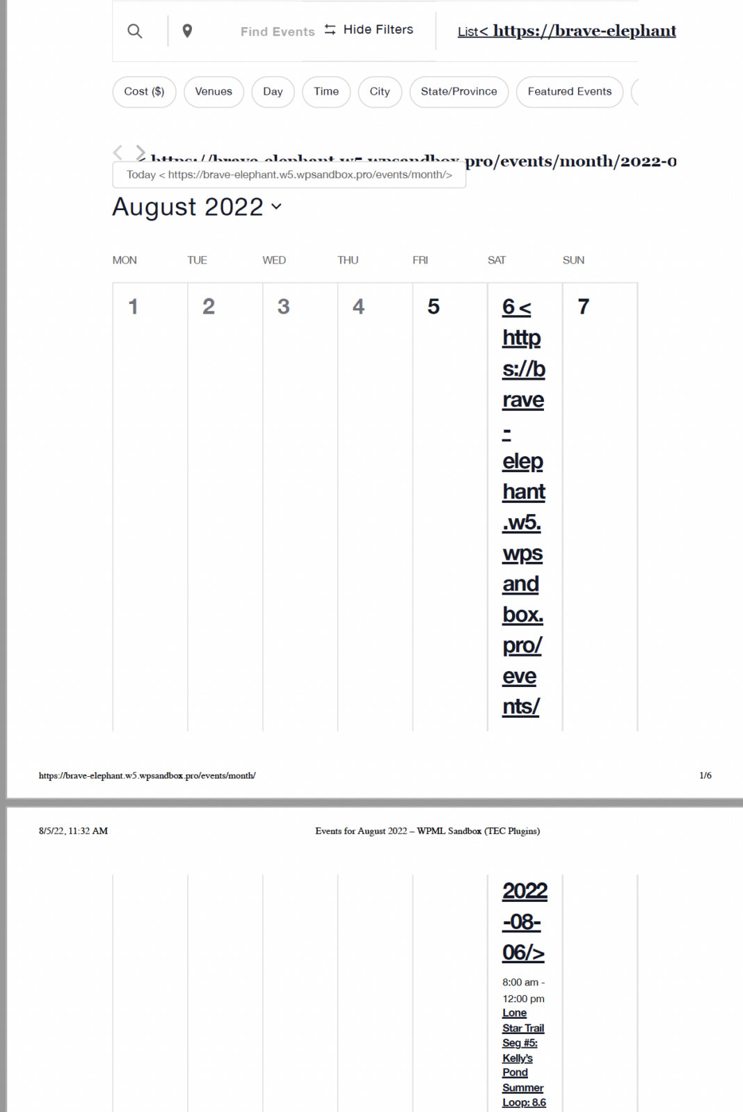 Your Calendar Now Looks Great in Print | The Events Calendar
