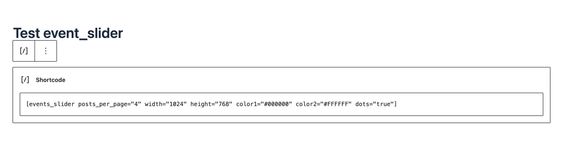 Event Slider add-on | Extensions | The Events Calendar