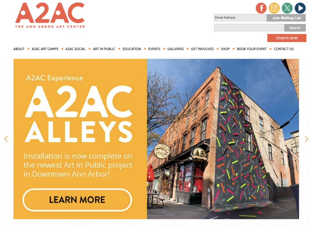 Featured Calendar: The Ann Arbor Art Center | The Events Calendar