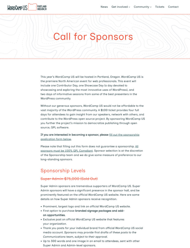 How to Set Up an Engaging Sponsorship Page (With Examples) | The Events ...