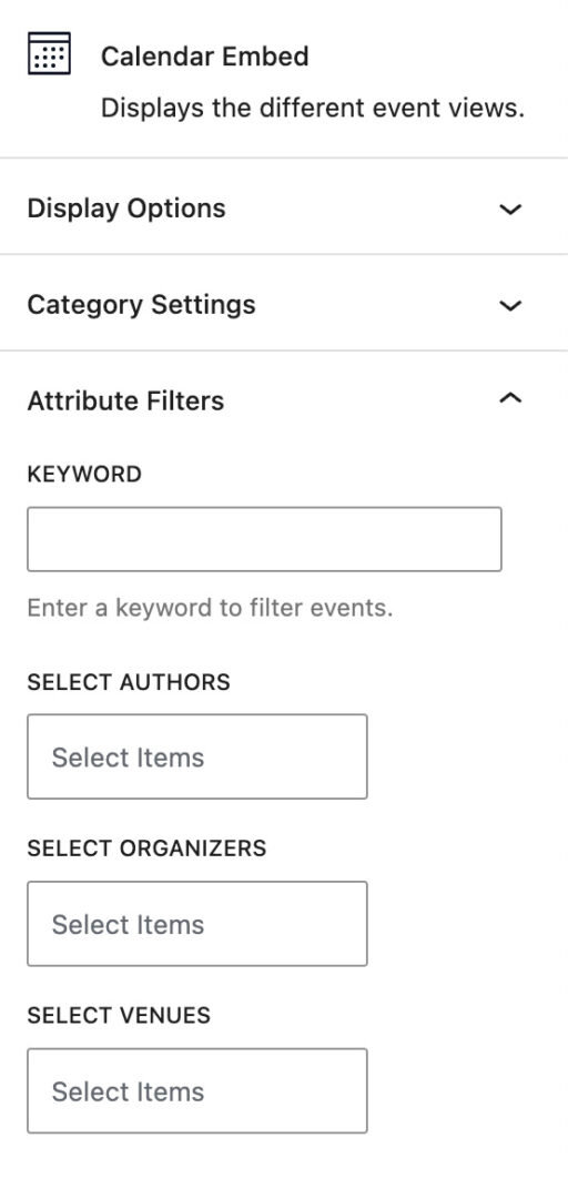 Introducing the Embed Calendar Block and All Tickets Screen | The ...